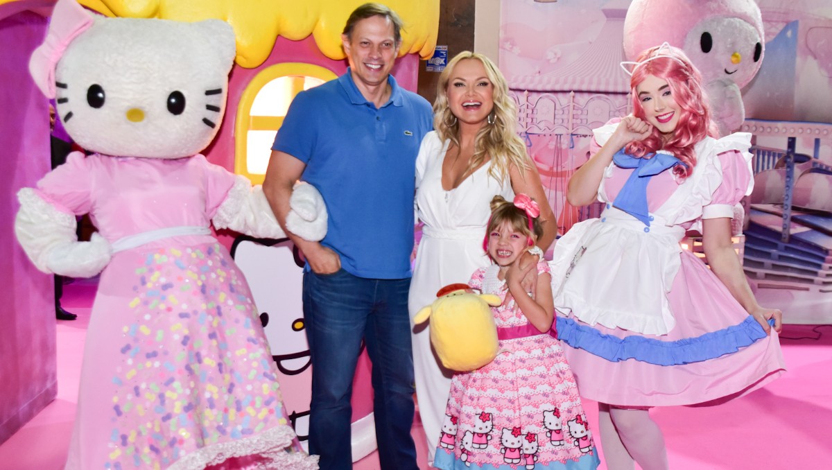 Eliana comemora o aniversário de seis anos da filha caçula festão