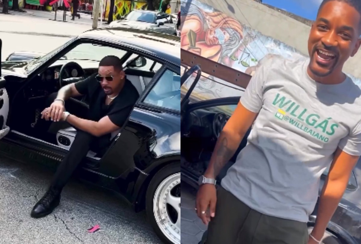 Will Smith se diverte com 'sósia baiano' e ganha convite de Ivete Sangalo
