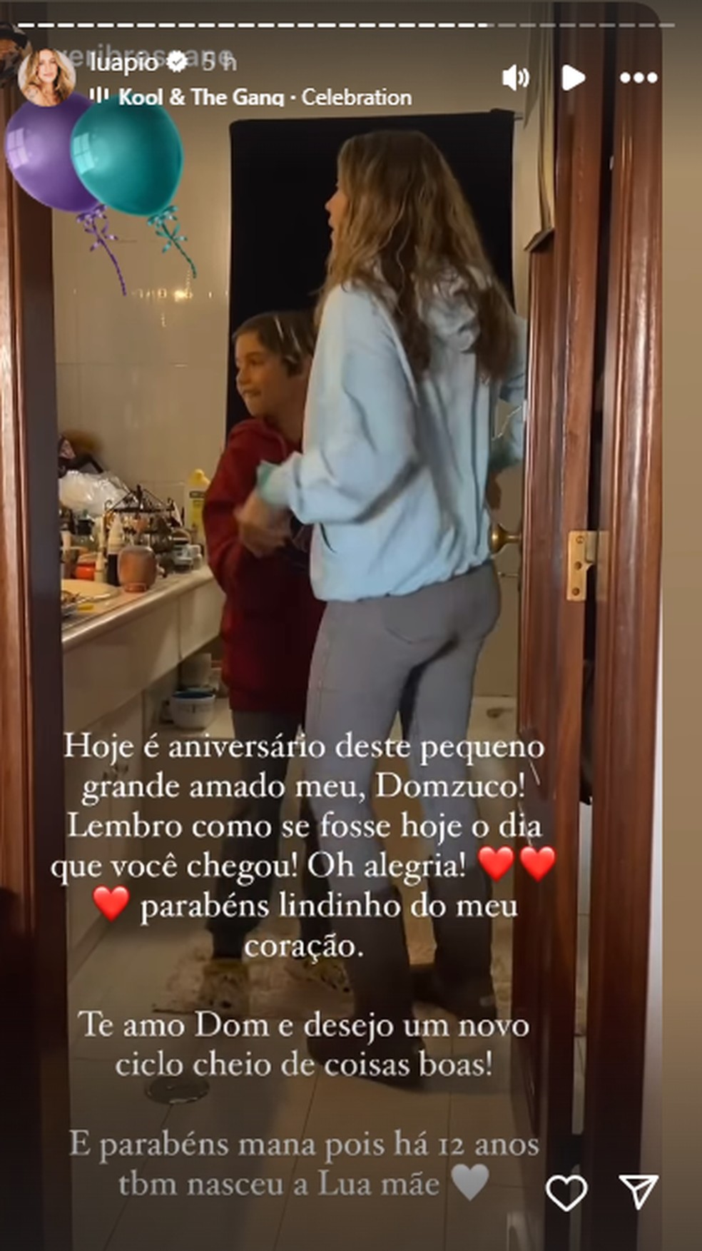 Filho de Luana Piovani e Scooby ganha festa antes de voltar ao Brasil