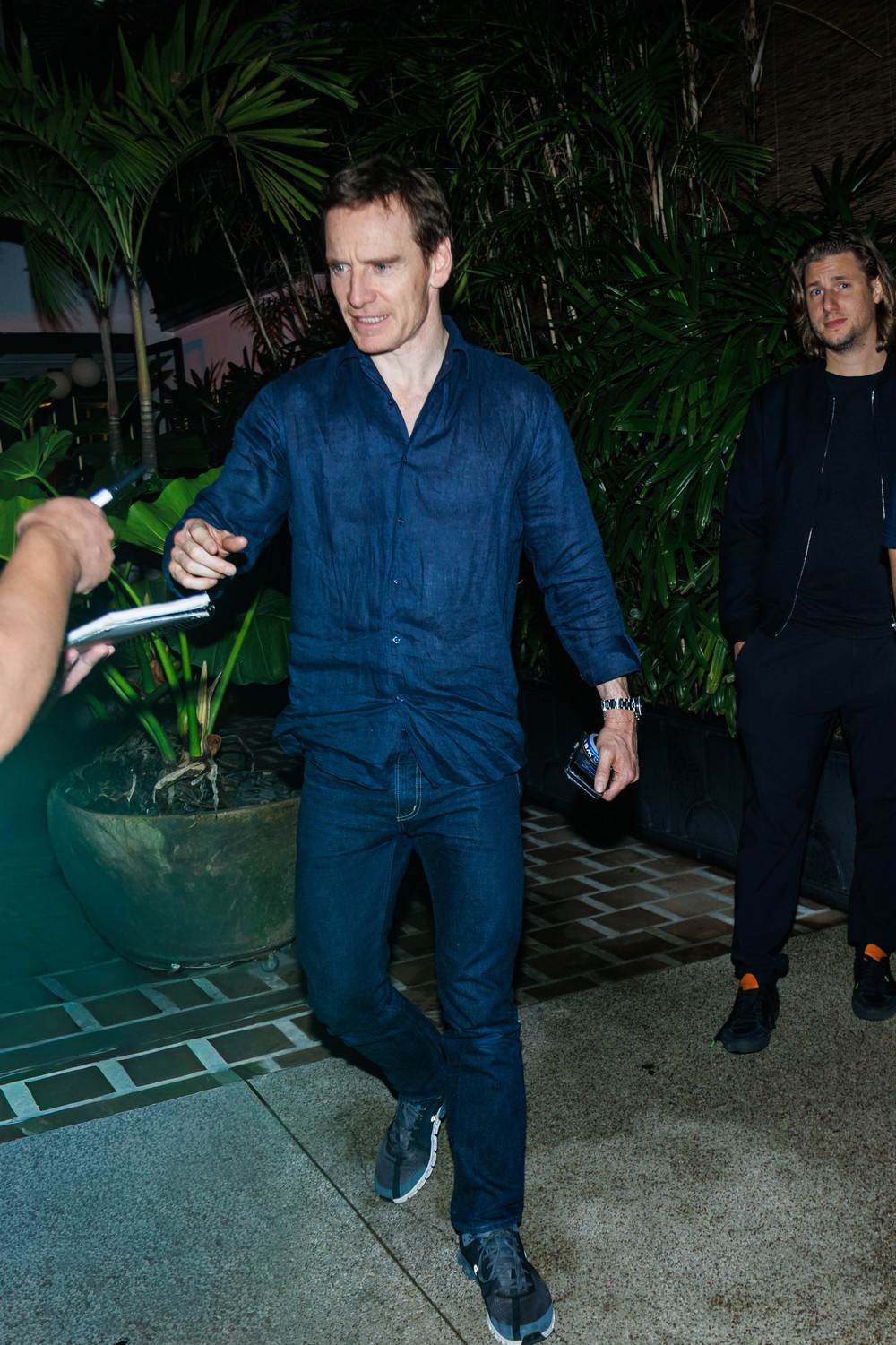 Michael Fassbender, o Magneto de 'X- Men', e Felipe Massa curtem jantar ...
