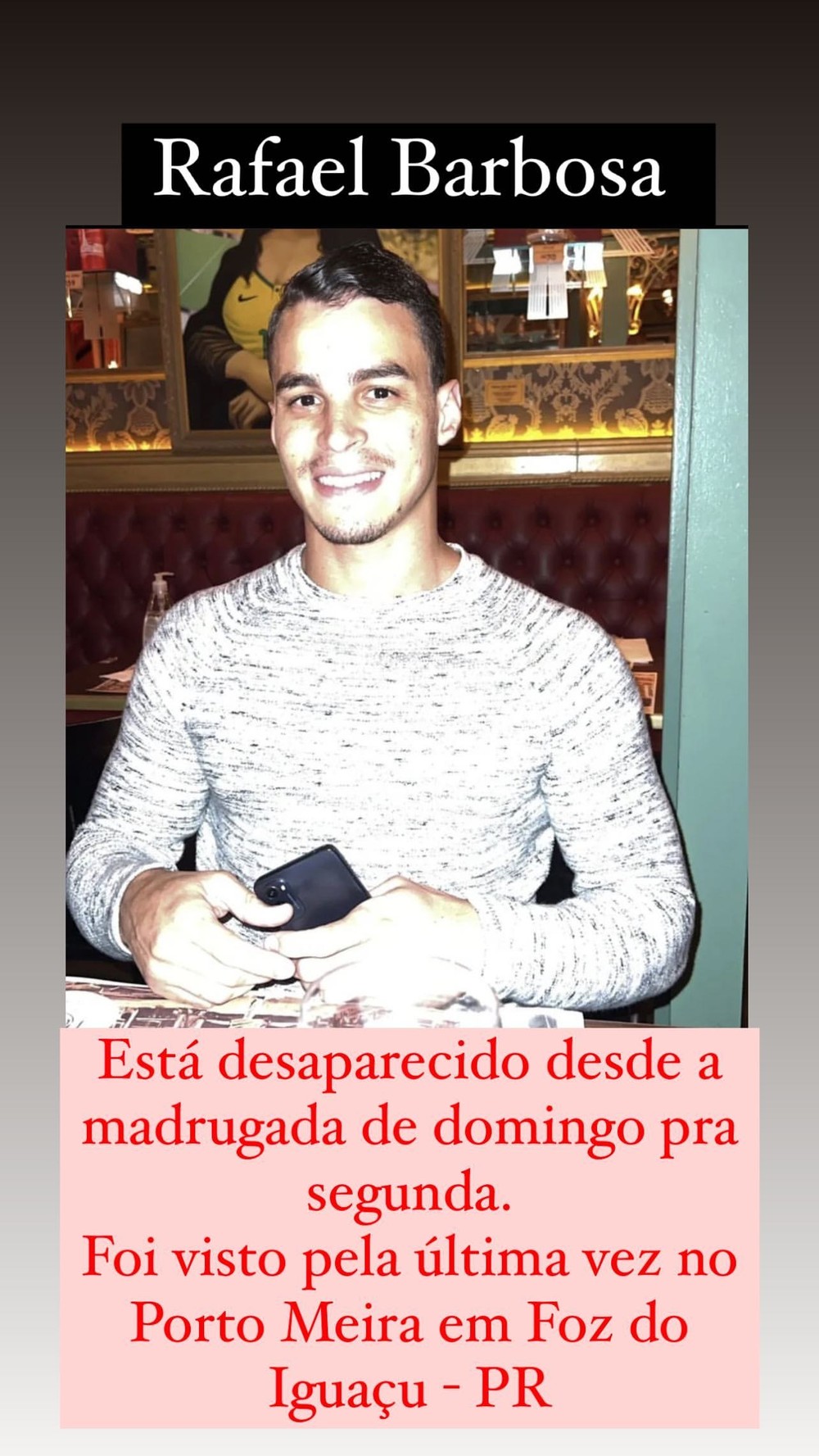 Raissa Barbosa diz que irmão foi encontrado: 'Não sei se dou na cara dele'