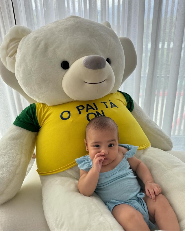 Bruna Biancardi comemora quatro meses de Mavie e se derrete ...