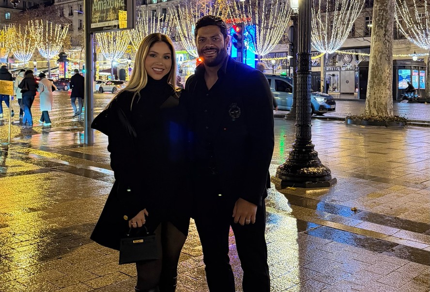 Hulk tem jantar romântico com a esposa: 'Paris é linda, mas com você ...