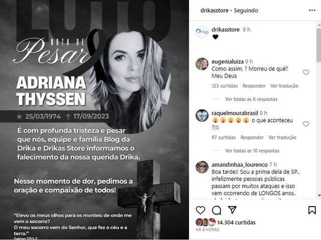 Morre aos 49 anos a influencer Adriana Thyssen, que venceu a obesidade ...