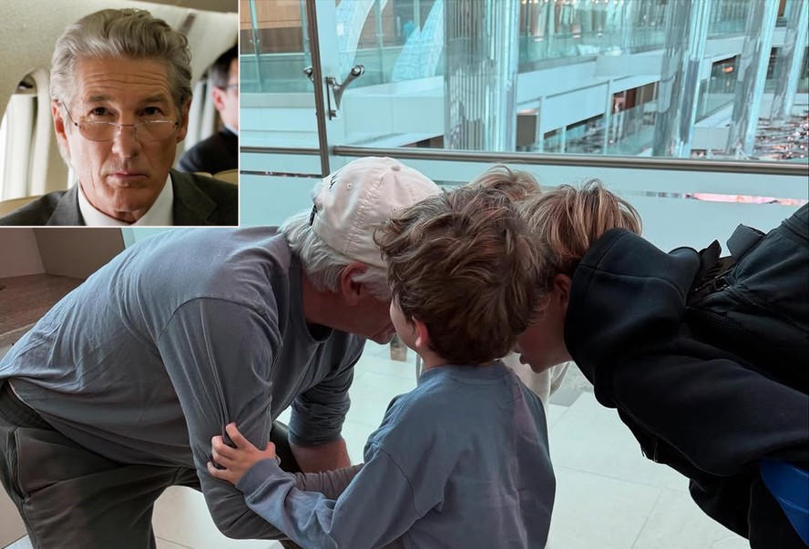 Richard Gere celebra Dia dos Pais na Espanha com fotos raras ao lado ...