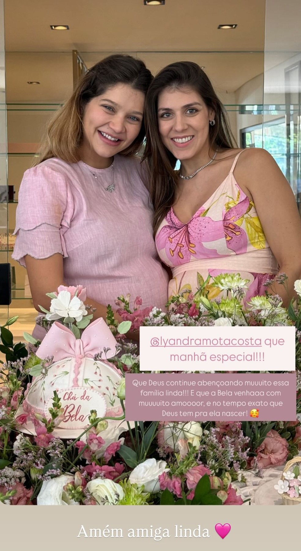 Lyandra Costa, filha do sertanejo Leandro, se emociona em chá de bebê ...