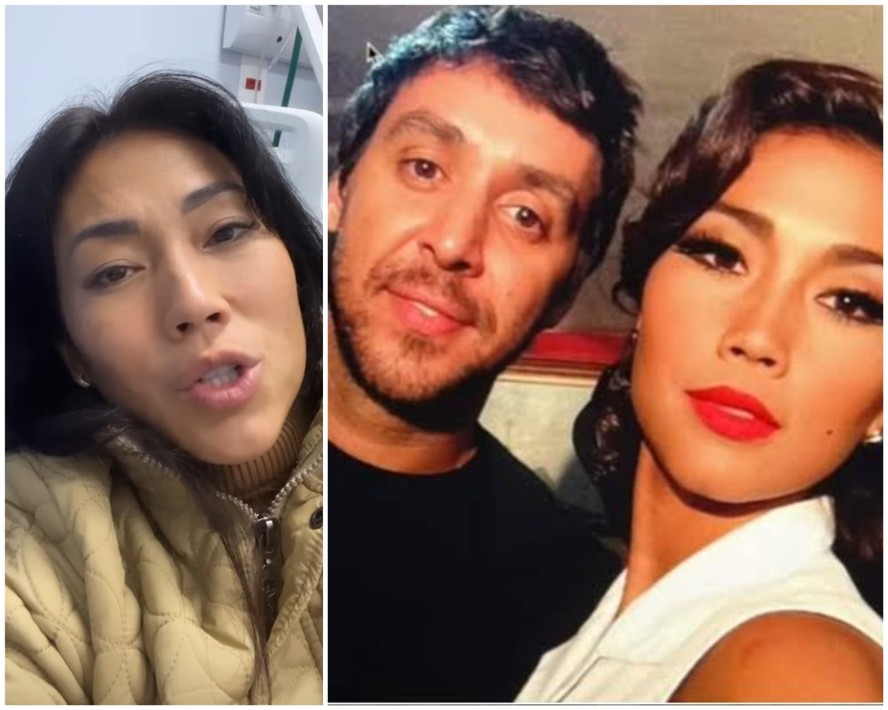 Danni Suzuki diz que maquiador Rico Tavares está com 'pneumonia muito forte'