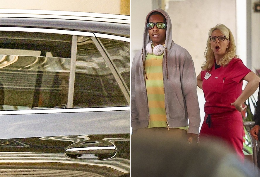 Nasceu? Grávida, Rihanna e A$AP Rocky são vistos chegando a hospital