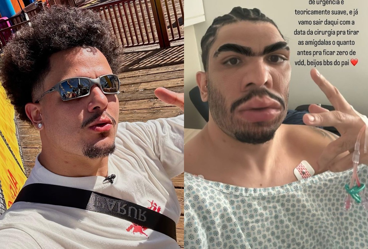 Podcaster Igão faz cirurgia de emergência após inflamação na garganta