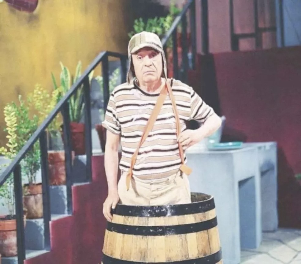 Roberto Bolaños como Chaves — Foto: Divulgação/SBT