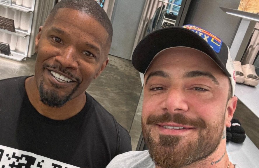 Felipe Titto tieta Jamie Foxx em Los Angeles: 'Sangue bom nível hard'