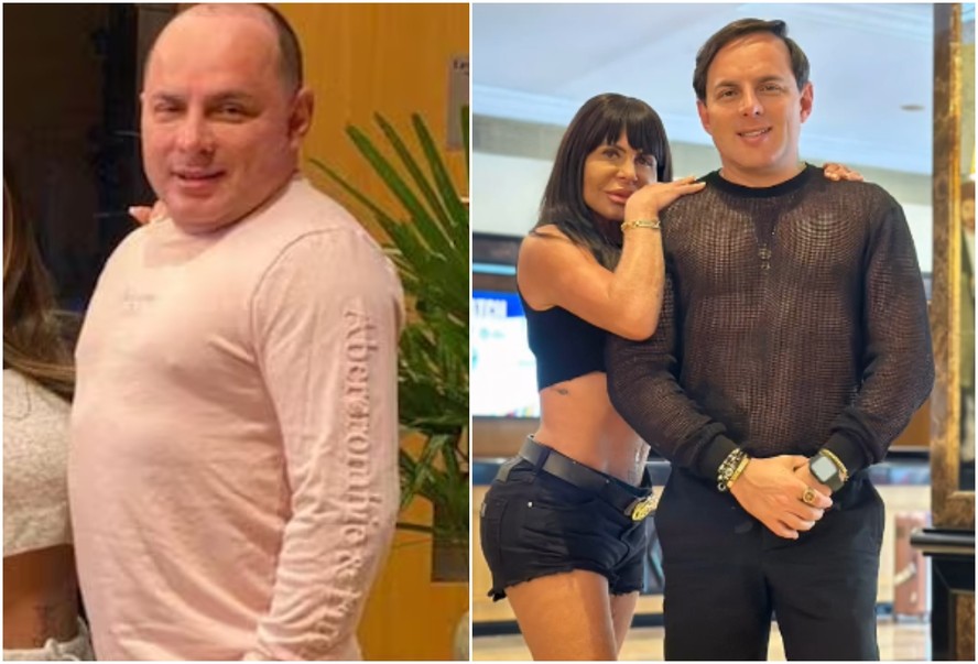 Marido de Gretchen mostra antes e depois e reflete: 'Evolução é necessária'