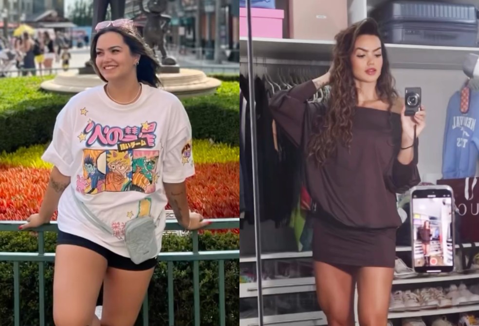 Filha de Kelly Key, Suzanna Freitas posa de biquíni branco e exibe ...