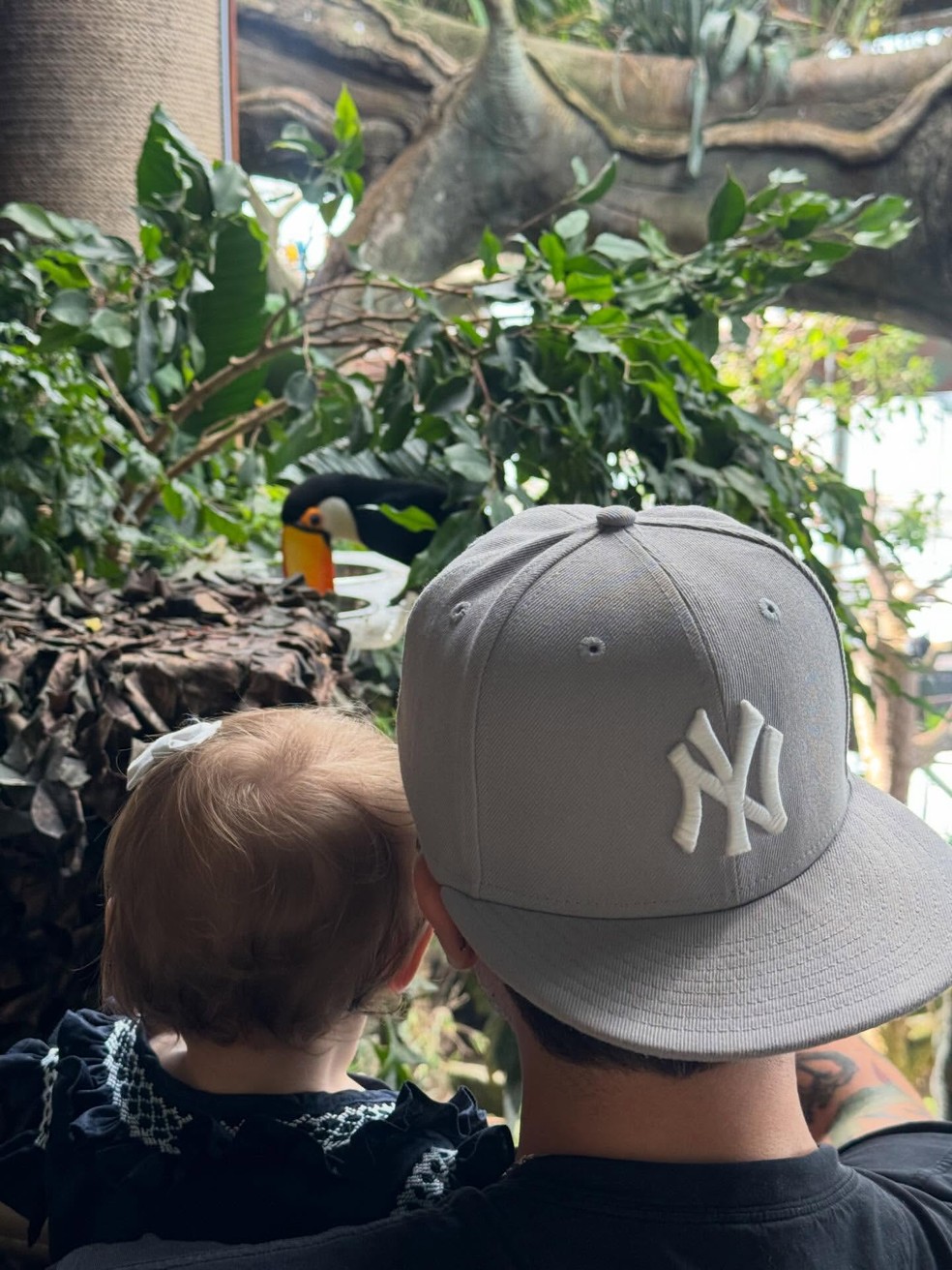 Discretíssimo com a filha, Luan Santana abre álbum de fotos da bebê em ...