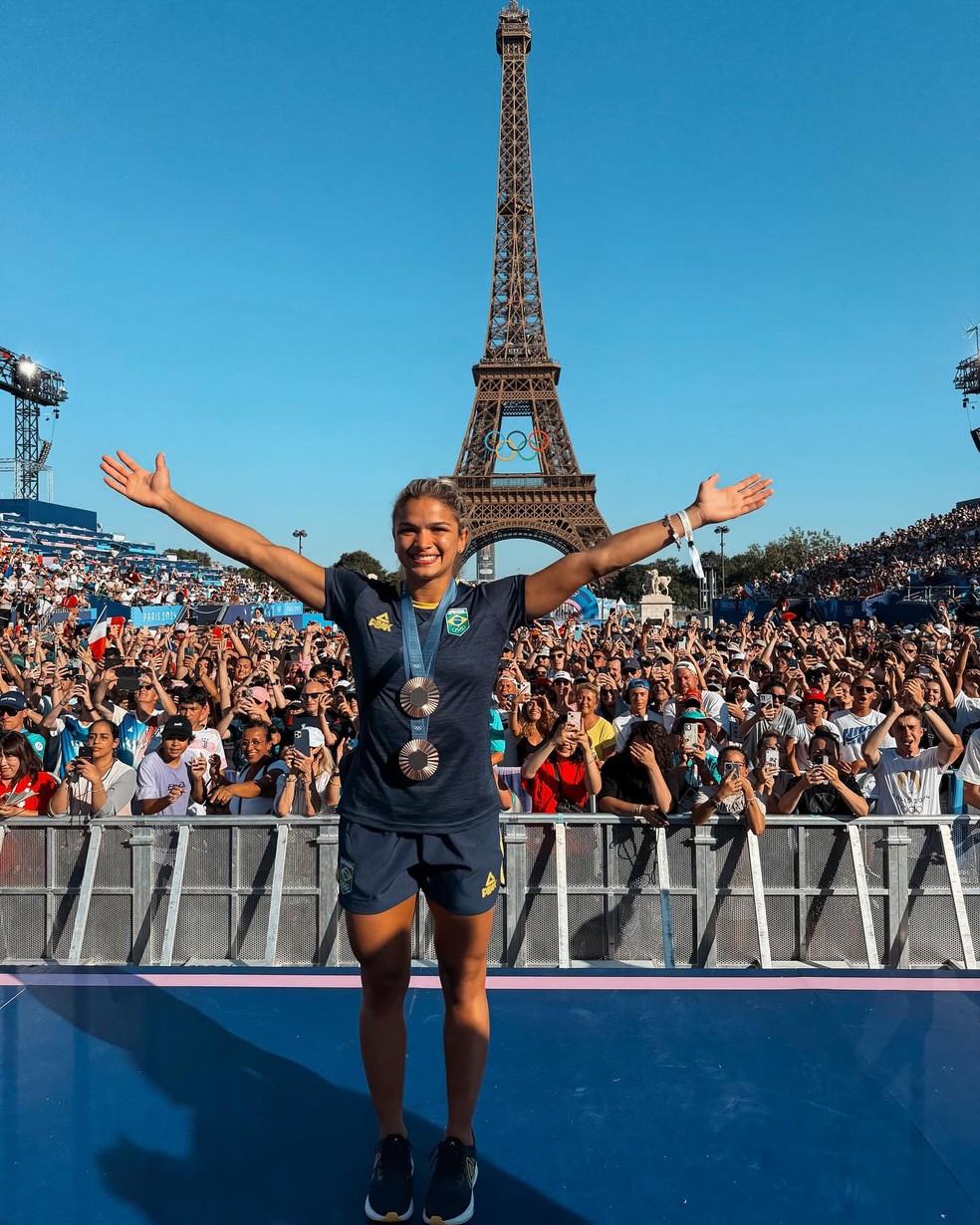 Bronze no Judô, Larissa Pimenta passou por dificuldades com saúde ...