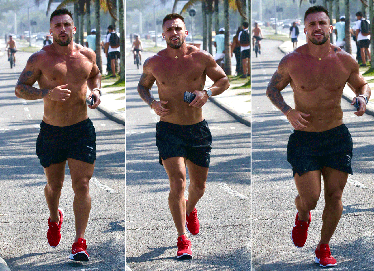 Arthur Picoli exibe tanquinho durante corrida e diz que teria ...