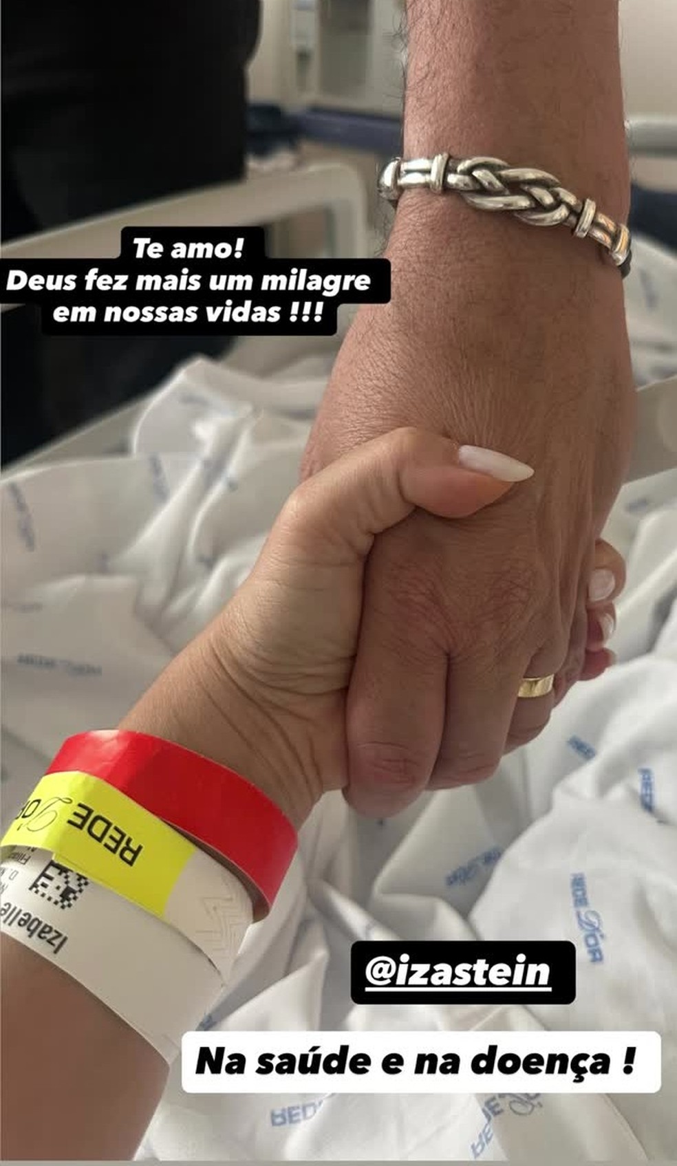 Maurício Manieri relata que esposa sofreu AVC e está em UTI: 'Desesperador'
