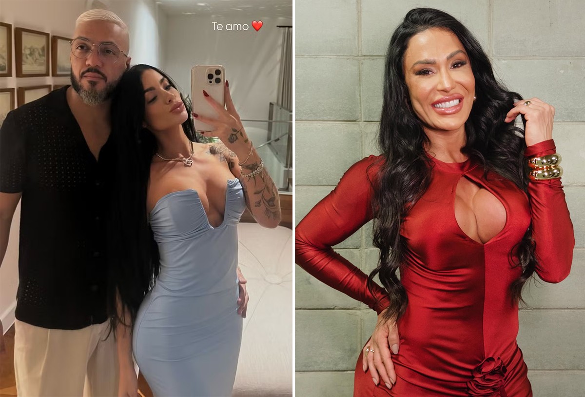 Namorada de Belo opina sobre Gracyanne Barbosa ter dito que quer reatar casamento