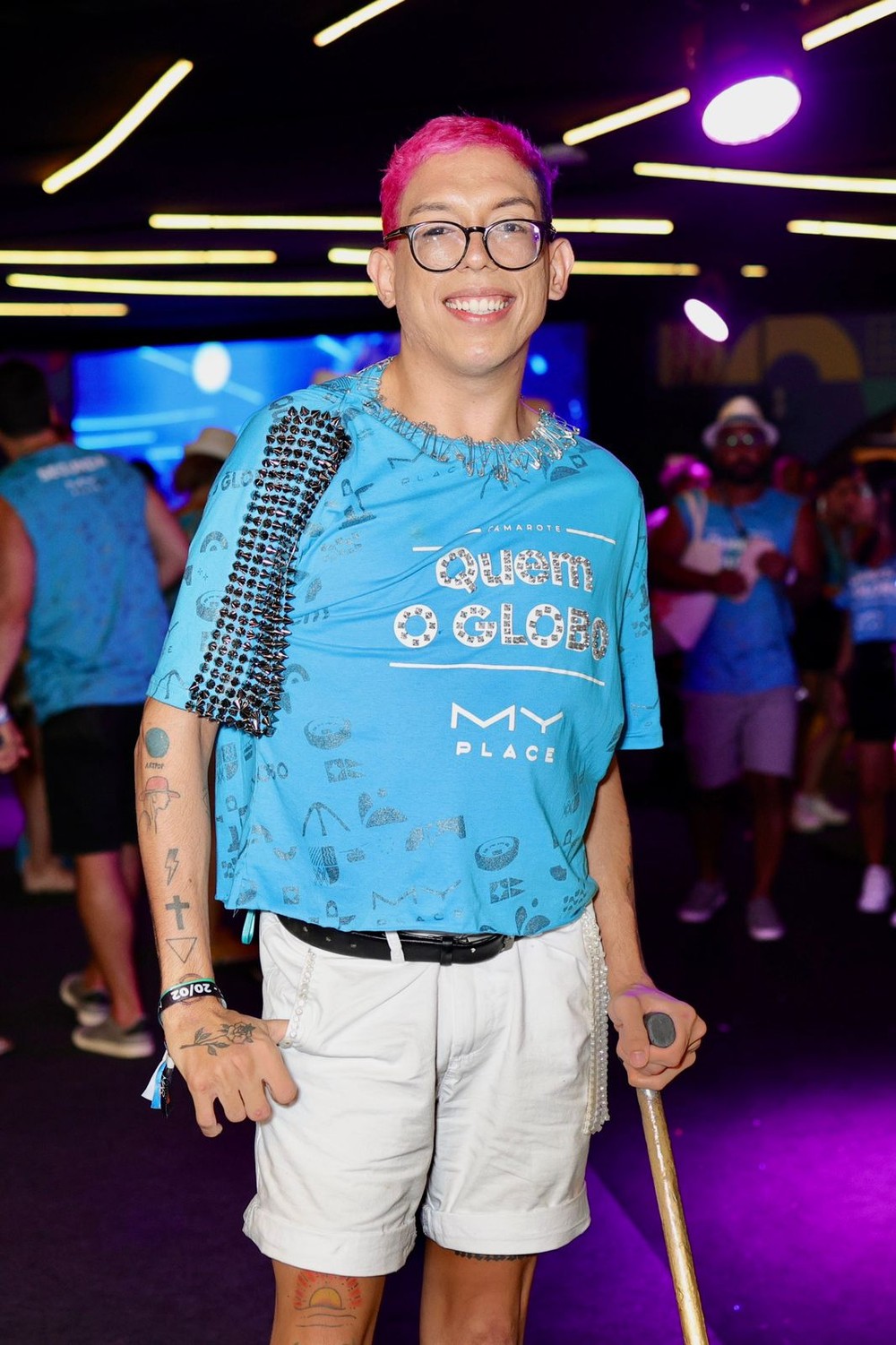 Ivan Baron celebra folia na Sapucaí pela primeira vez: 'Magia diferente'