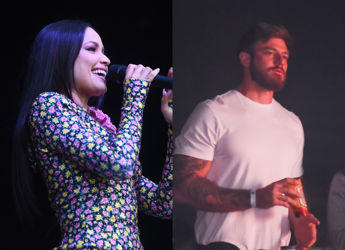 Suposto affair de Juliette, Kaique Cerveny acompanha cantora em show