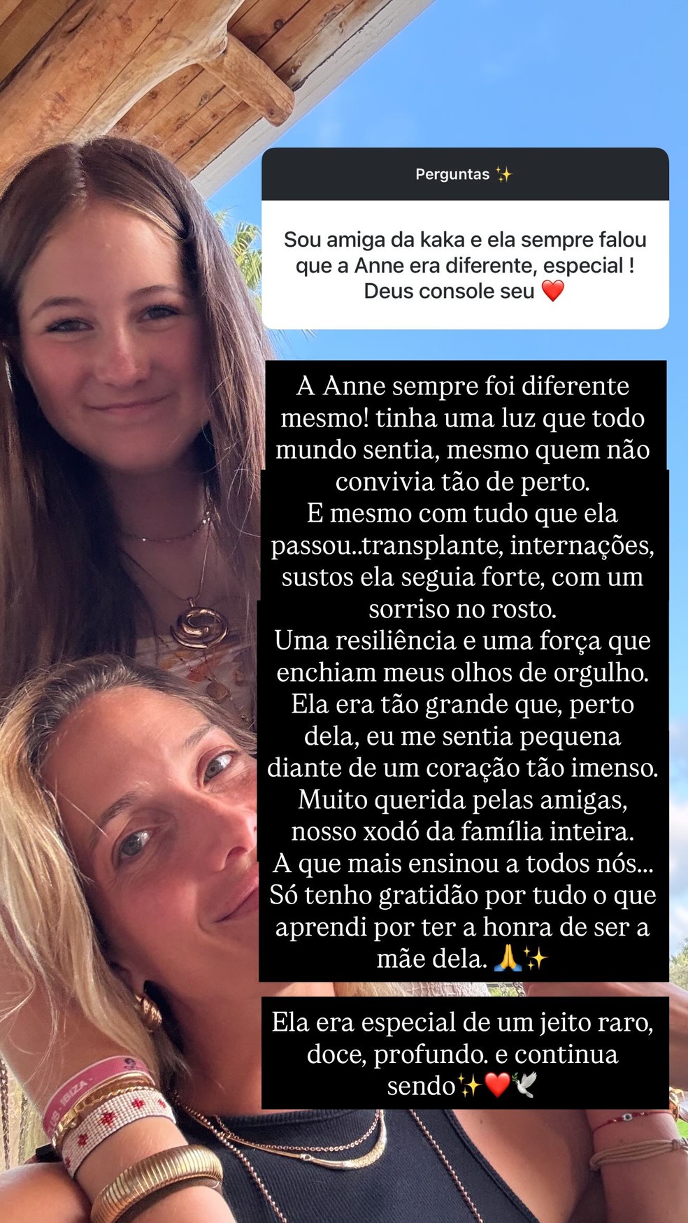 Schynaider Moura conta como ela e as filhas lidam com luto após morte ...