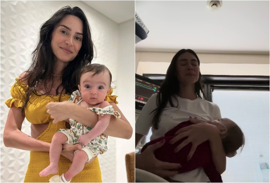 Filha de Thaila Ayala tem alta hospitalar após ser internada com pneumonia