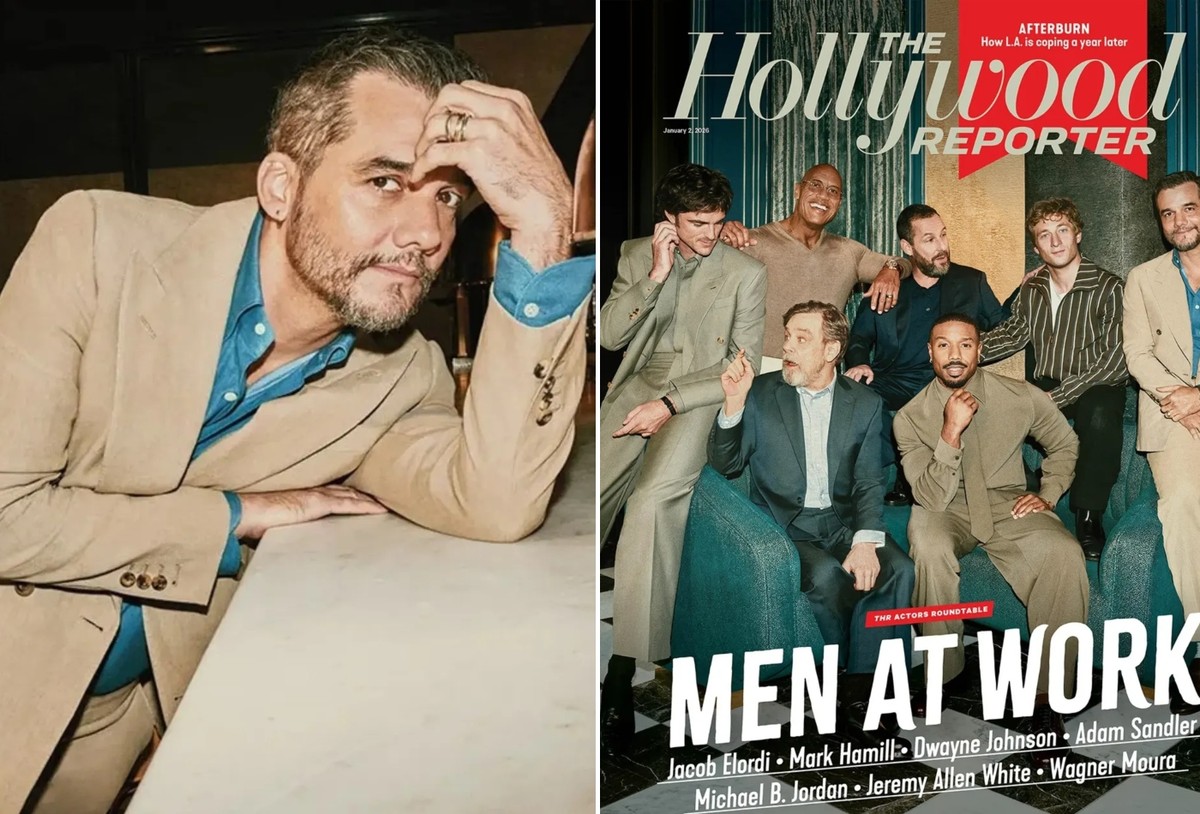Wagner Moura estampa capa da 'The Hollywood Reporter' com Adam Sandler ...