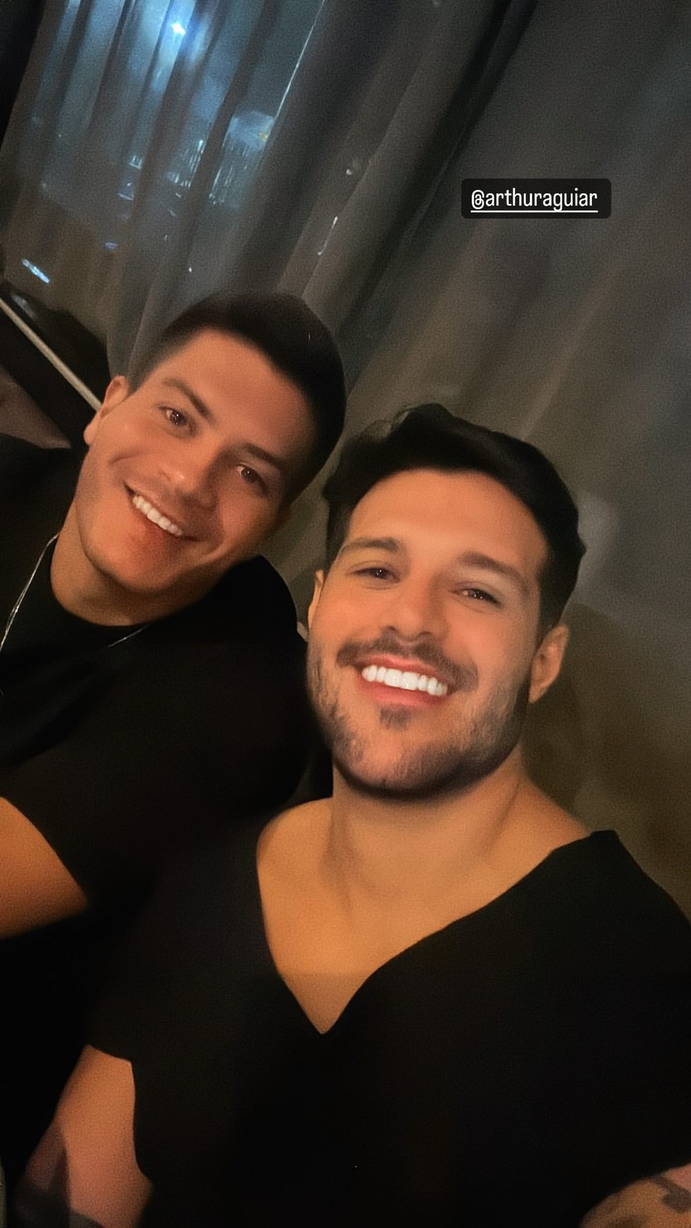 Rivais no BBB 22, Arthur Aguiar e Rodrigo Mussi jantam juntos em SP