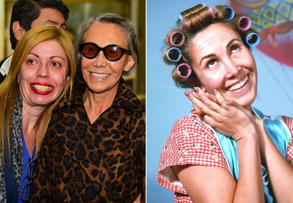 Com a irmã, Florinda Meza, a Dona Florinda de 'Chaves', chega ao Brasil ...