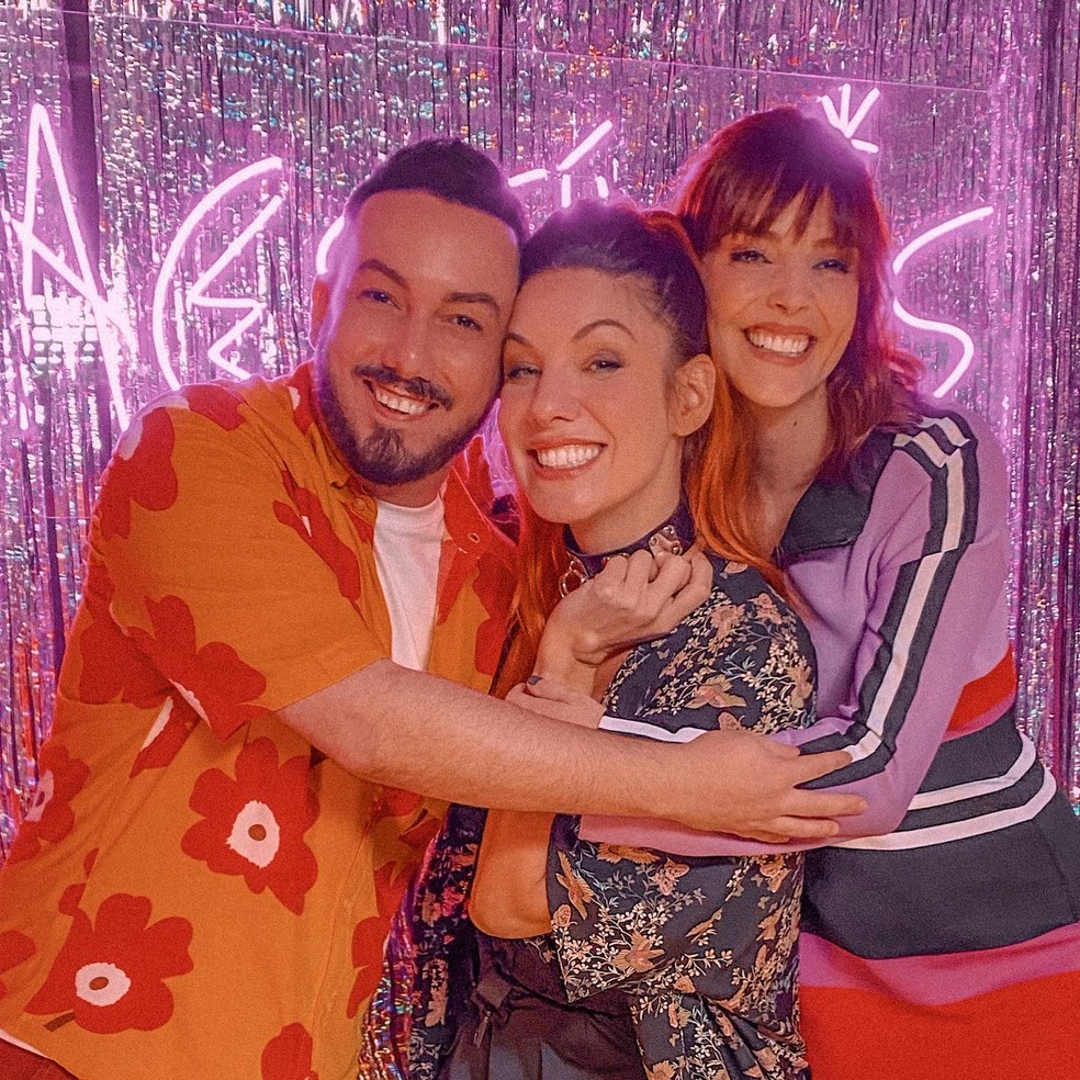 Ex-VJs da MTV, Titi Müller, MariMoon e Didi Effe se reencontram após 10 ...