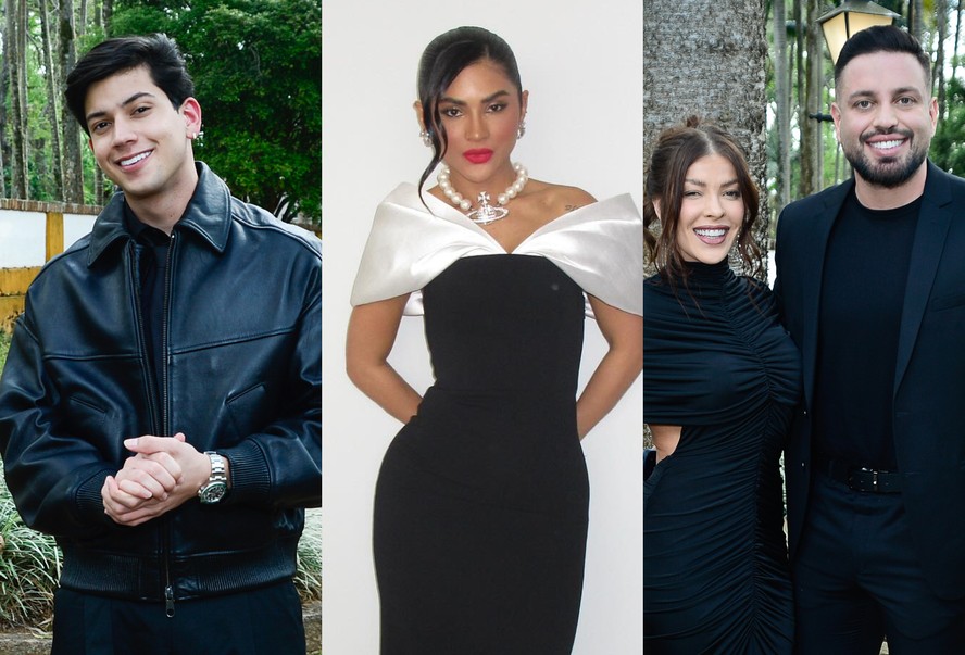 De preto, famosos prestigiam casamento de Mari Fernandez com Júlia Ribeiro; veja fotos