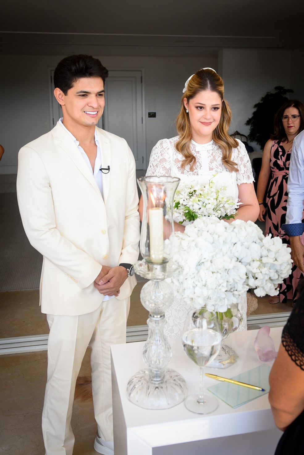 Recém-casados, Maria Cavalcante e Cristiano Deyvid anunciam 1ª gravidez: 'Muito felizes'