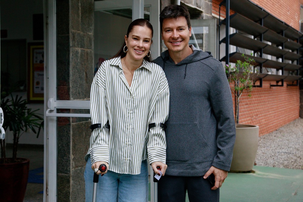 De muletas, Vera Viel vai votar ao lado de Rodrigo Faro