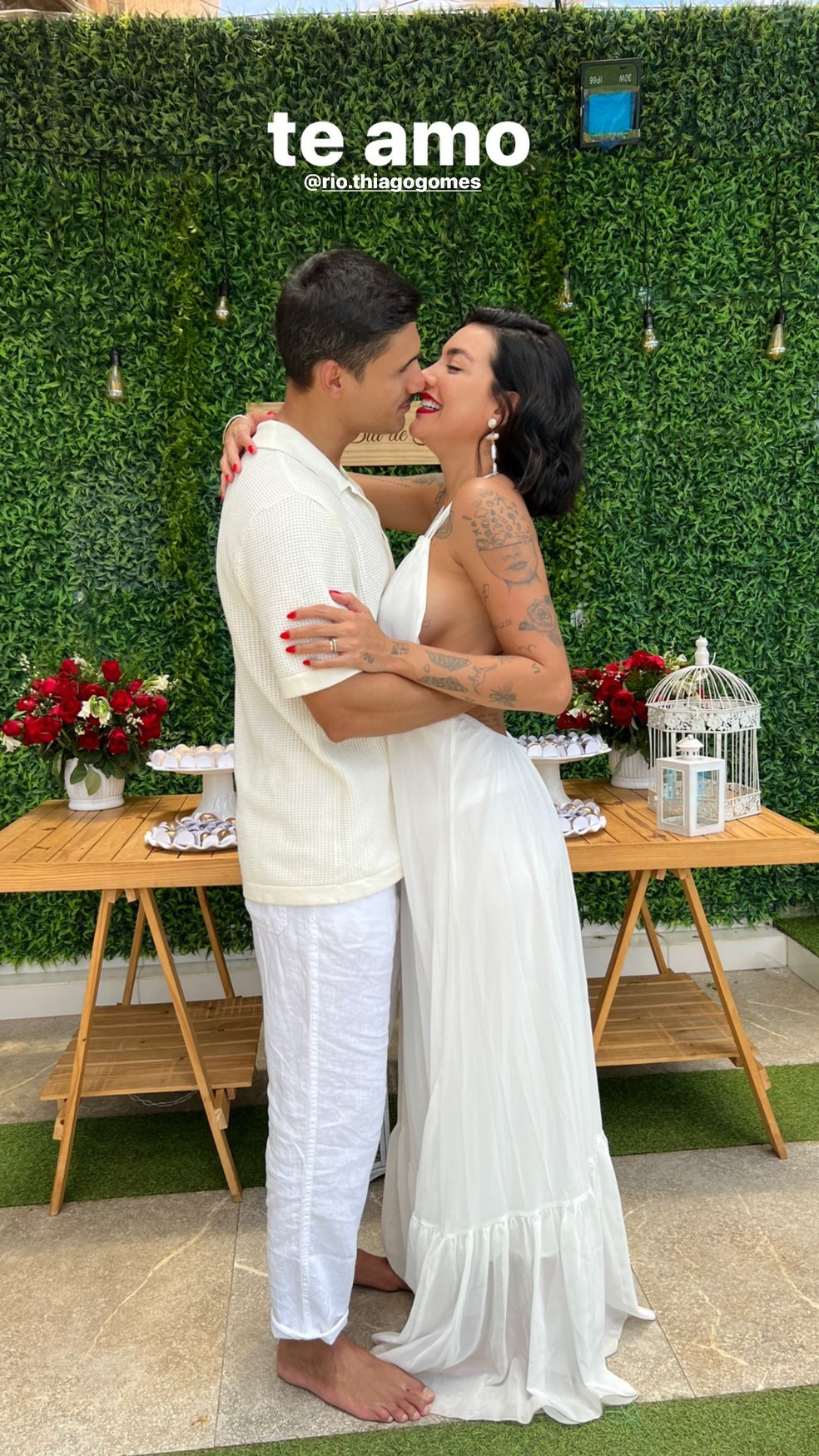 Gabi Prado e Thiago Gomes se casam: 'Decidimos o nosso pra sempre'