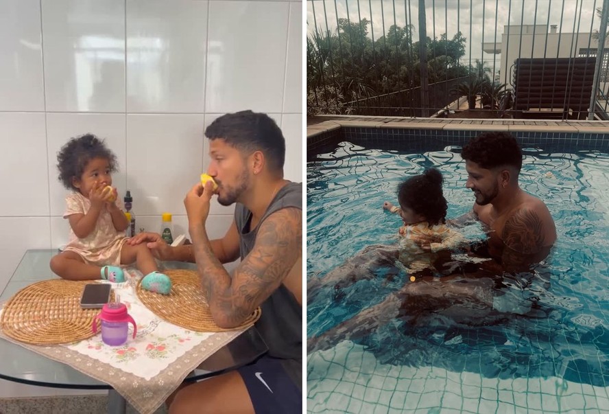 Ex de IZA encanta seguidores ao mostrar momentos fofos com a filha, Nala, de 1 ano