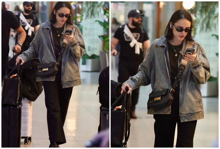 Isabelle Drummond combina bolsas grifadas avaliadas em cerca de R$ 55 ...