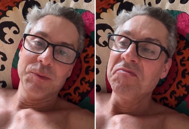 Alexandre Nero e Reginaldo Faria têm 'encontro de Marco Aurélios' no Rio