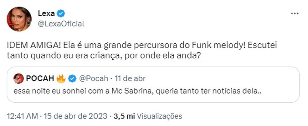 Quem é MC Sabrina, pioneira do funk que está sendo procurada por Pocah ...