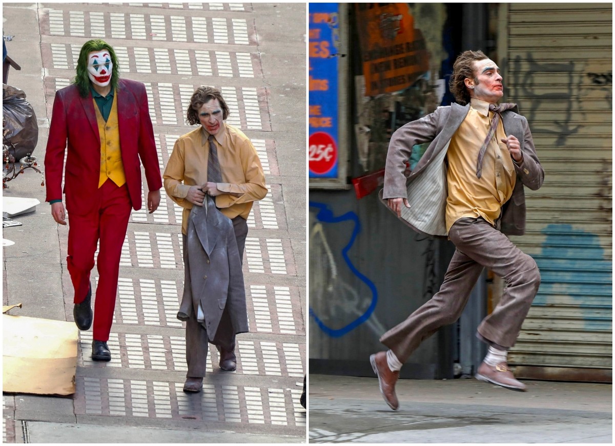 Joaquin Phoenix grava cenas de sequência de 'Coringa' com dublê em LA