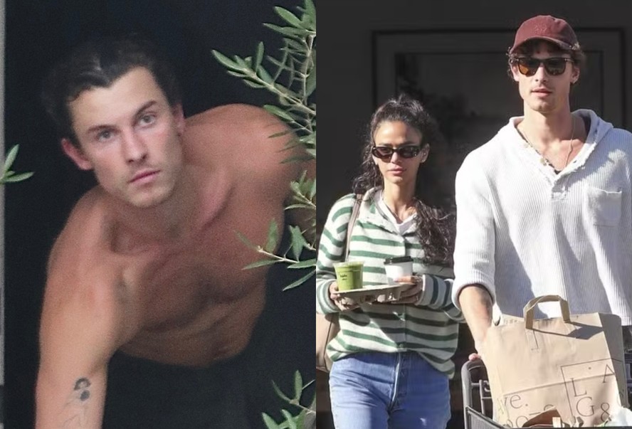 Nos EUA com Marquezine, Shawn Mendes é clicado só de toalha buscando ...