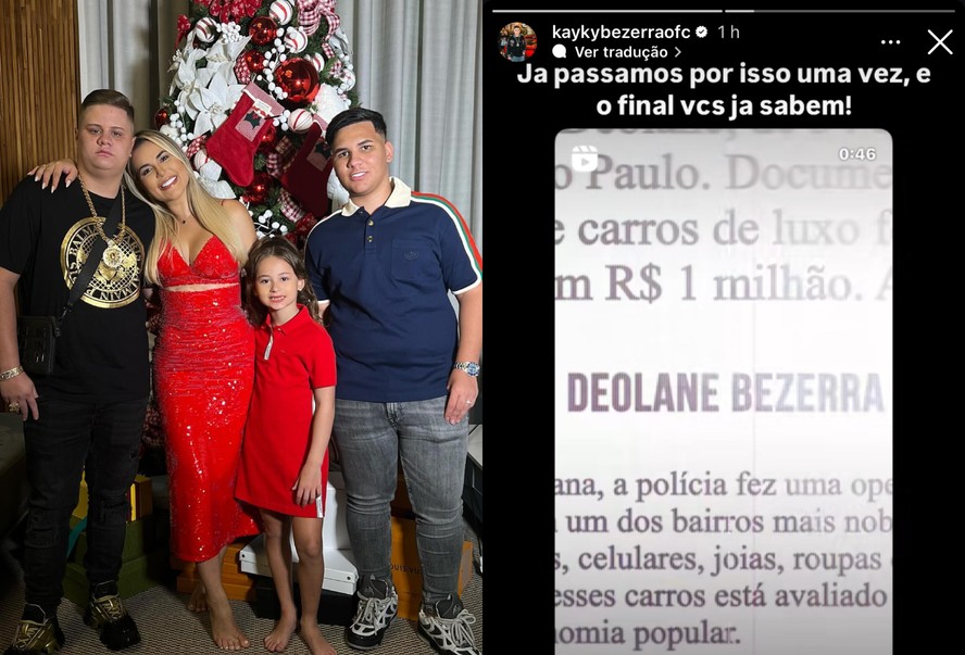 Filho de Deolane Bezerra relembra 1ª apreensão de bens: 'O final vocês ...