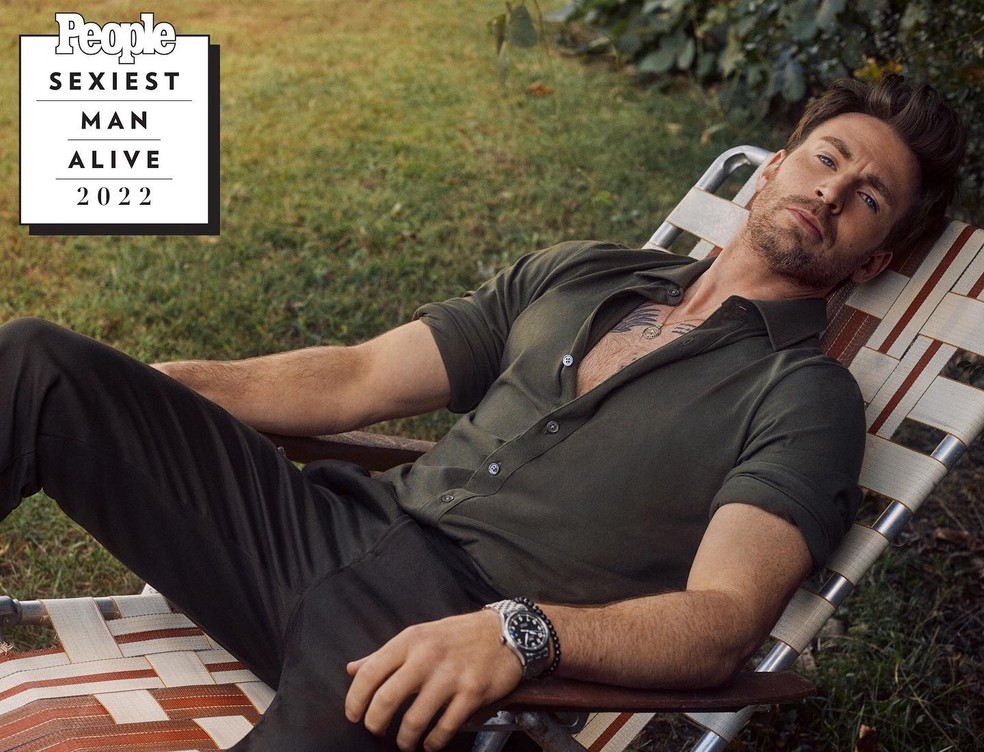 Chris Evans é eleito o homem mais sexy do mundo pela revista 'People'
