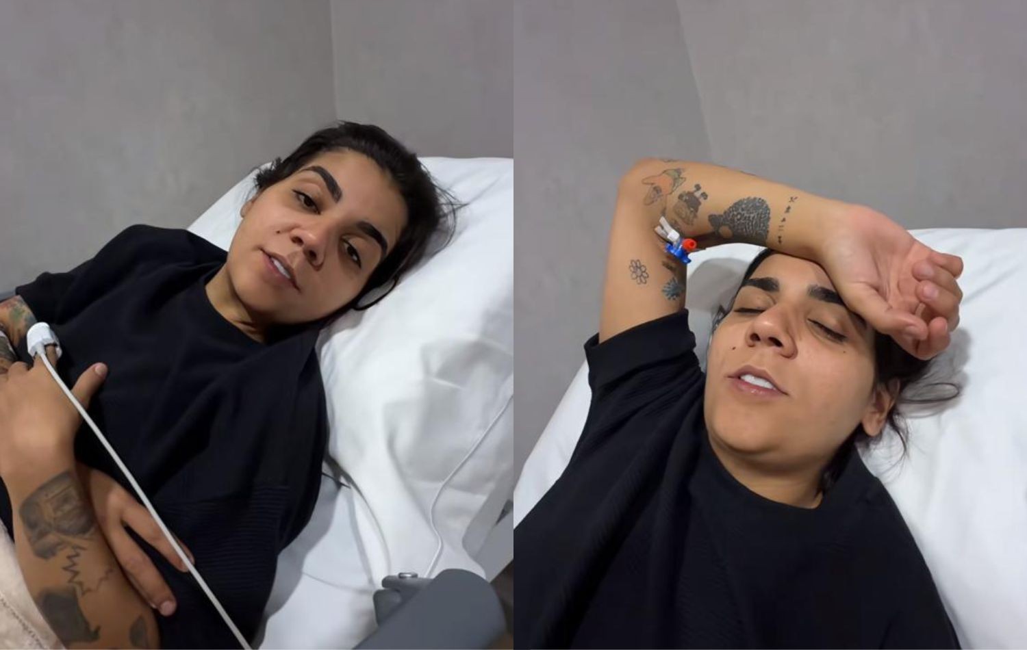 Yasmin Santos sai de endoscopia e surpreende cantando ainda sob efeito ...