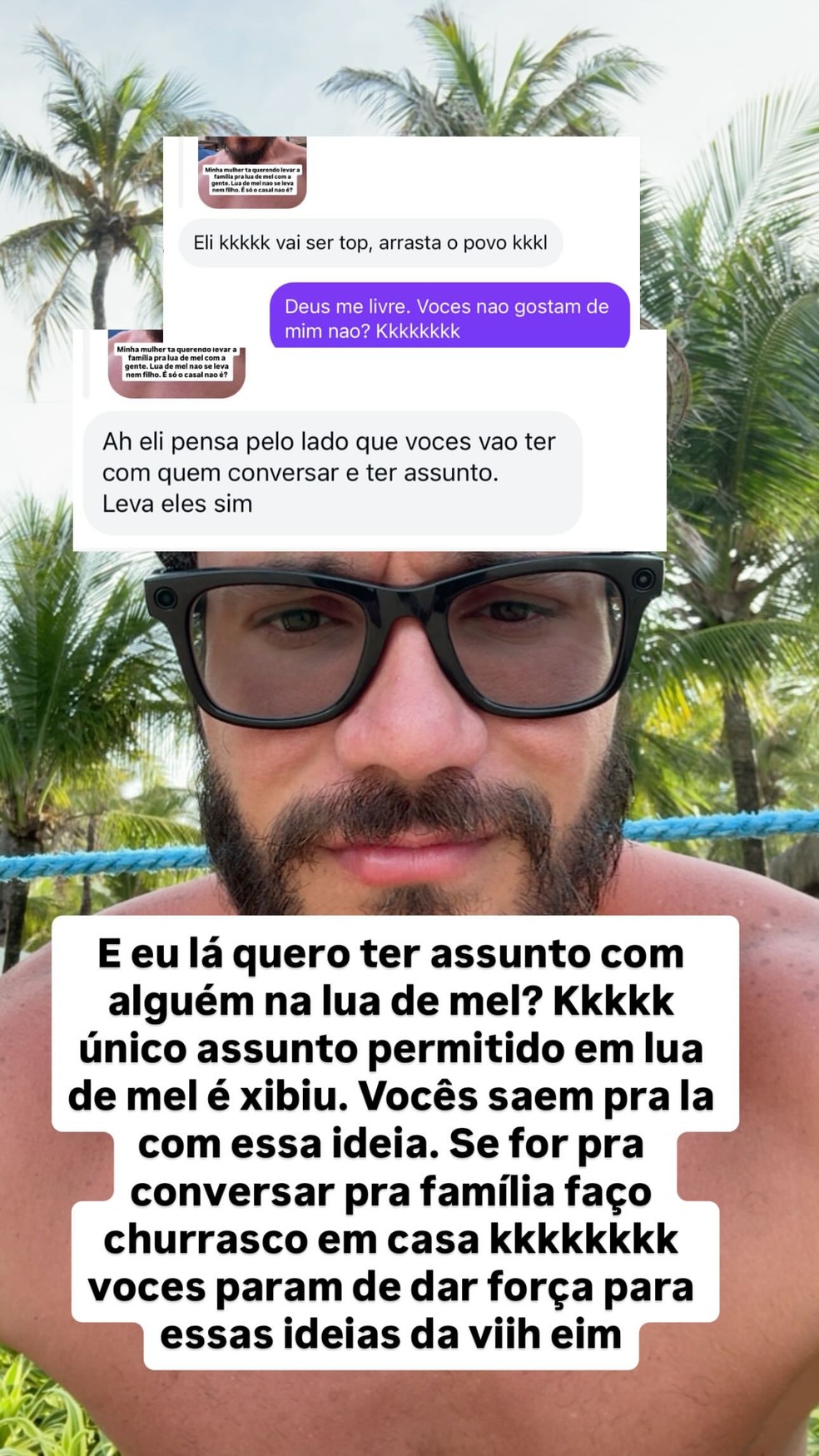 Eliezer trava embate com Viih Tube ao rejeitar ideia de levar a família ...