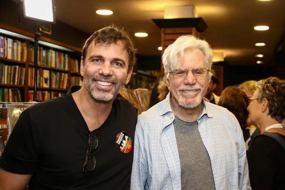 Aos 85, Reginaldo Faria faz aparição rara com os filhos Régis e Marcelo ...