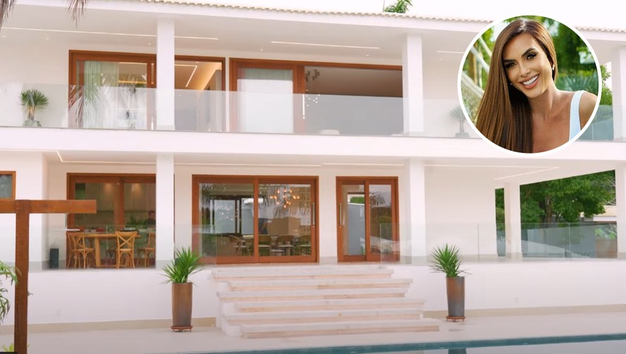 Nicole Bahls abre mansão com 22 banheiros, salão de beleza e capela ...