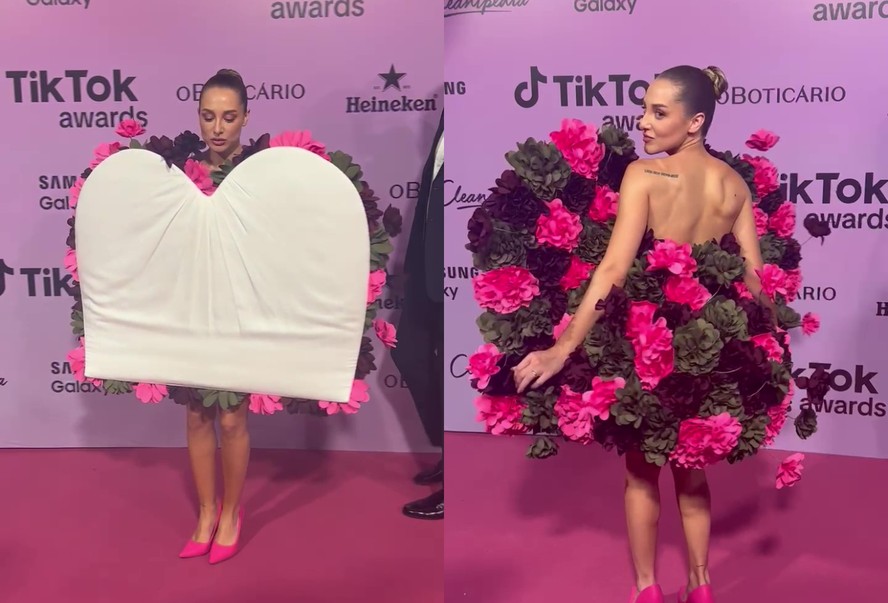 Malu Borges fala de aposta em look diferentão para premiação: 'Combinou ...