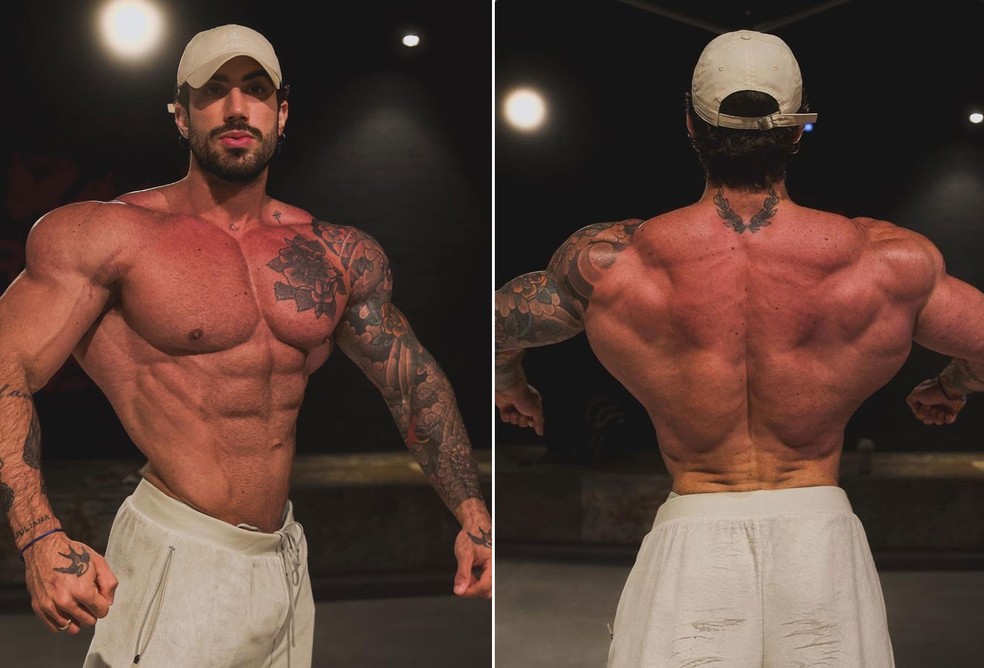 Tentando se classificar para o Mr. Olympia, Diogo Basaglia exibe antes ...