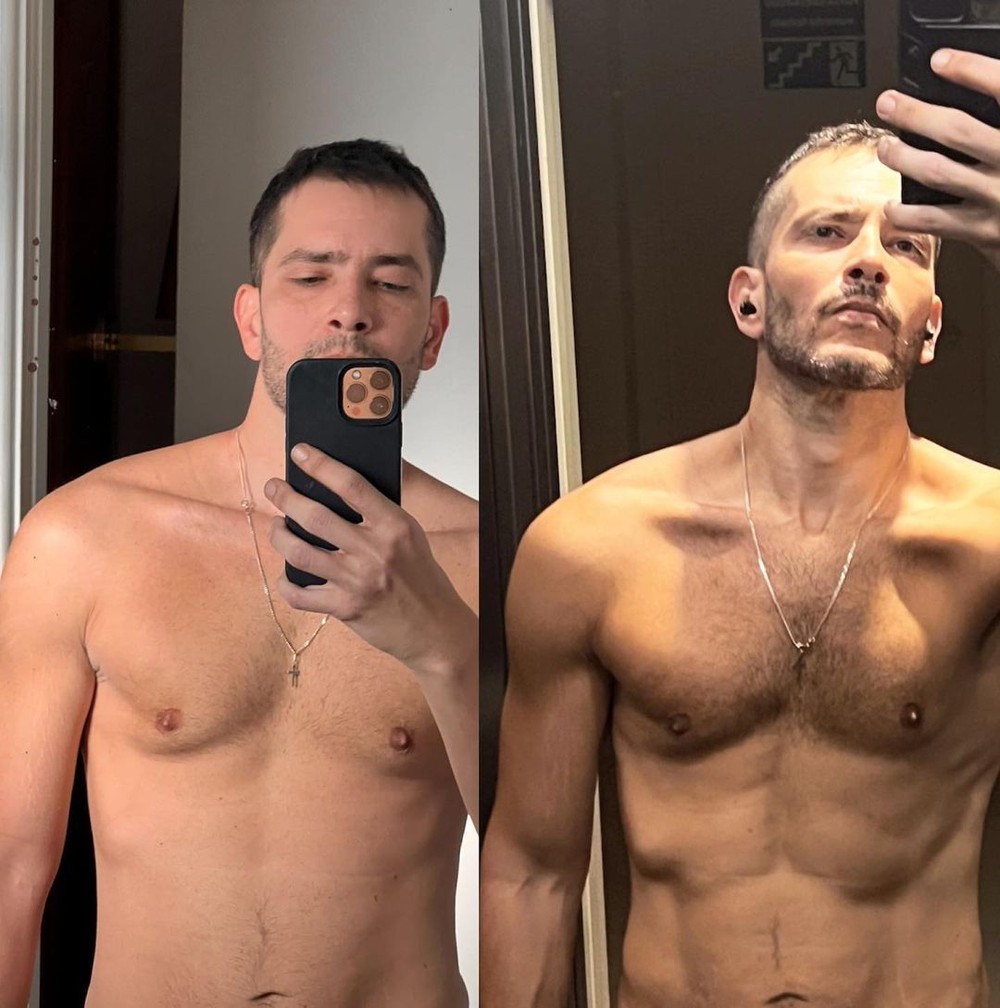 Bento Ribeiro mostra tanquinho sarado: 'Quem deu zoom?'