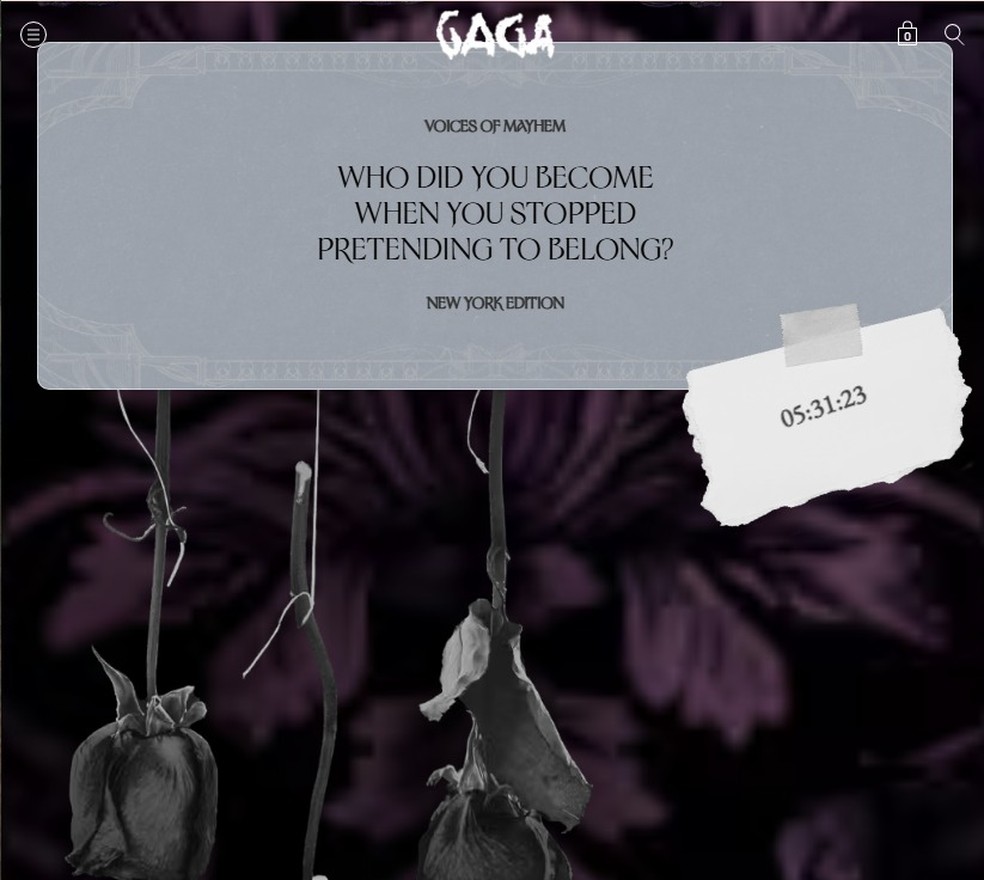 Novo single? Lady Gaga inicia contagem regressiva misteriosa e anima fãs